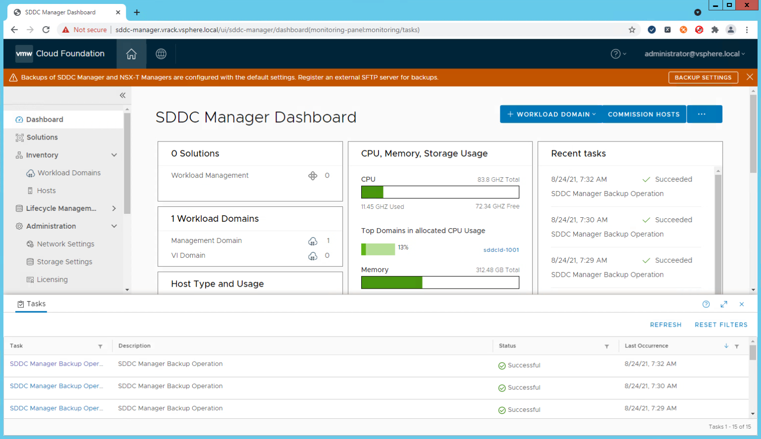 Removing failed tasks in SDDC Manager – mgustafsson - yet another ...