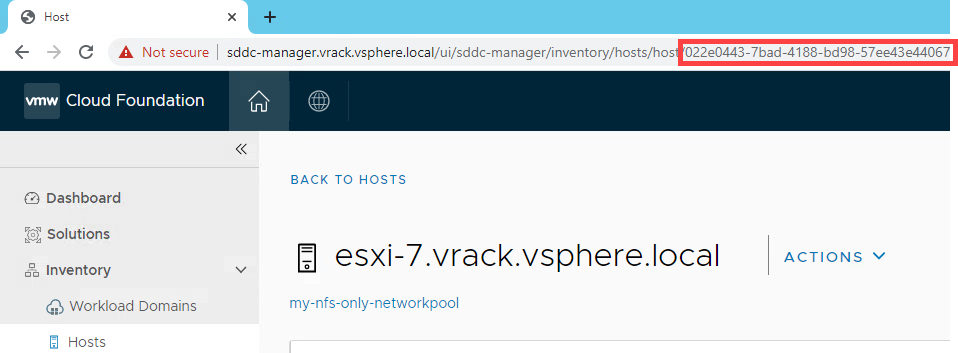 Host IDs and matching FQDNs in VCF – mgustafsson - yet another VMware blog