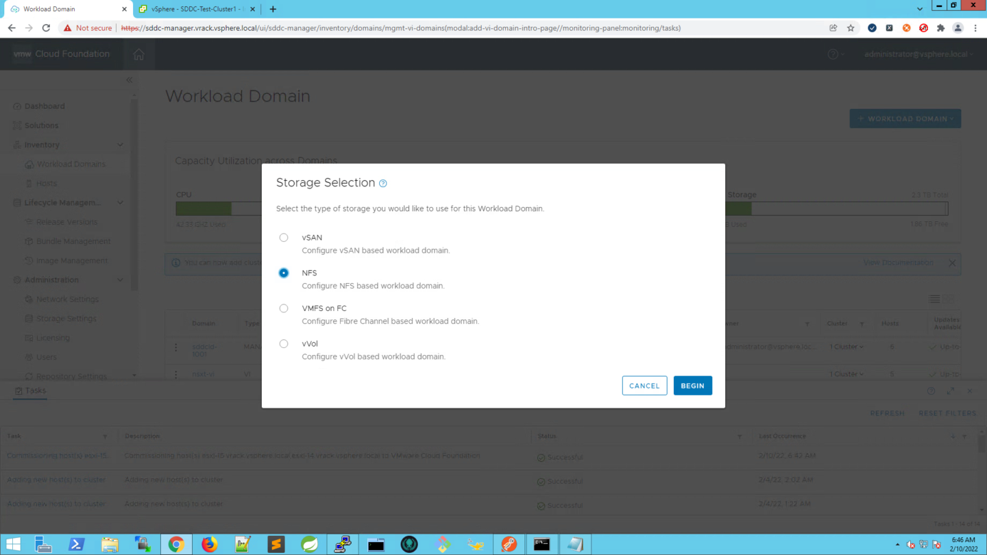 Deploy 2 Node Cluster In Vmware Cloud Foundation Mgustafsson Yet