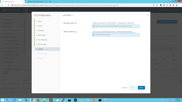 Deploy 2-node cluster in VMware Cloud Foundation – mgustafsson - yet another VMware blog
