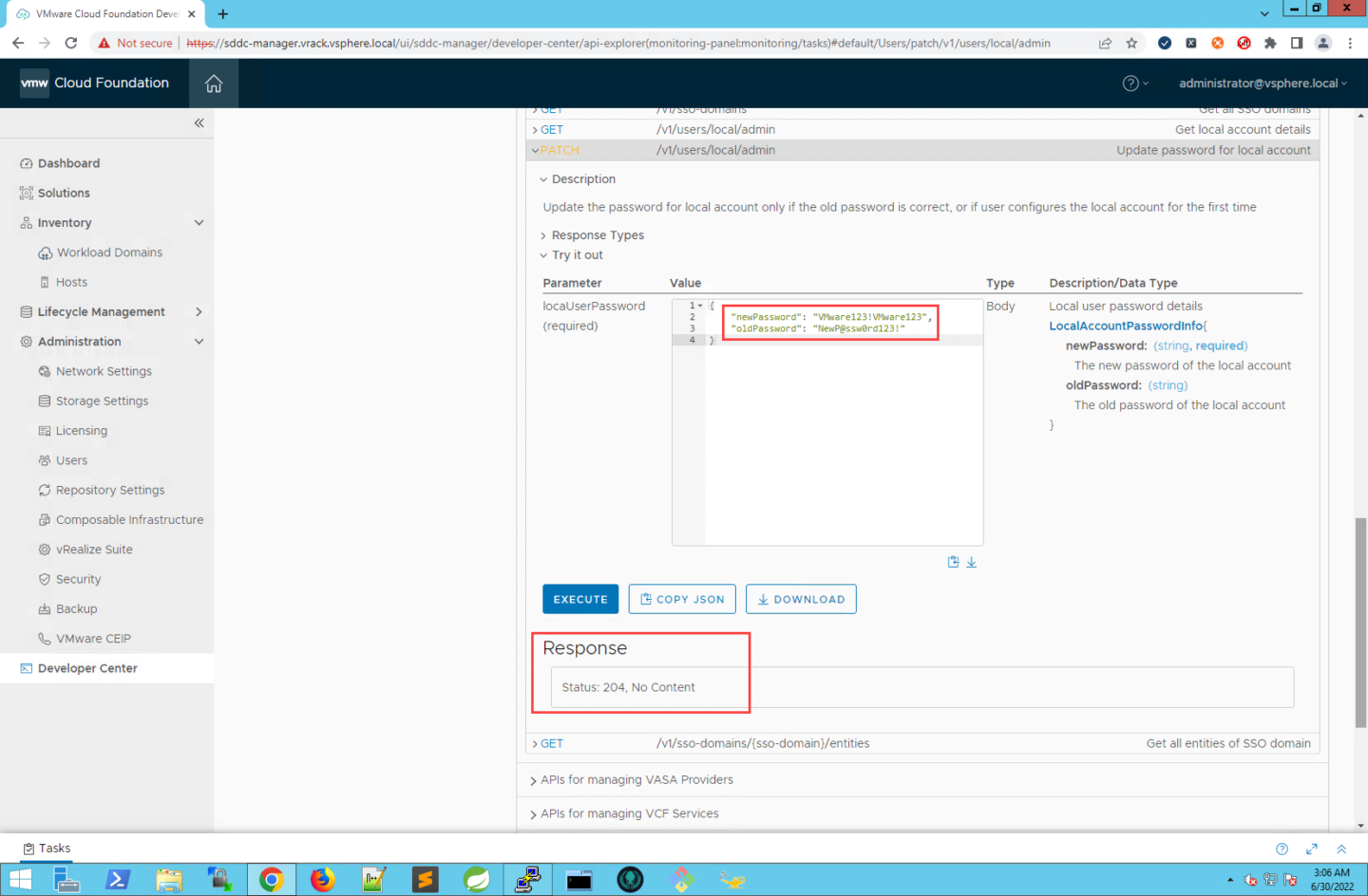 Resetting the admin@local password in VCF – mgustafsson - yet another VMware blog