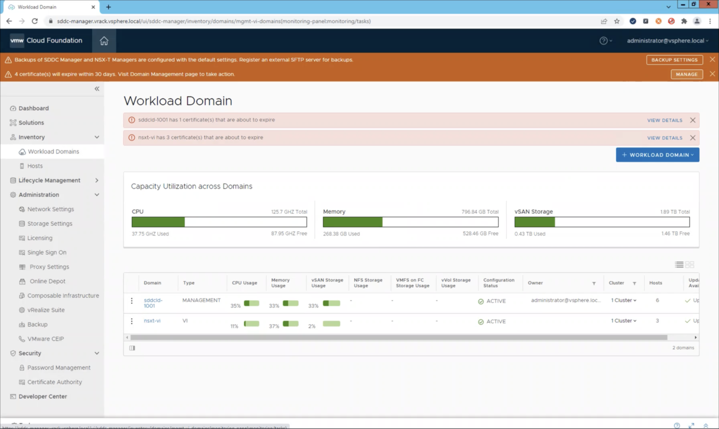 VMware Cloud Foundation 4.5 Released – mgustafsson - yet another VMware blog