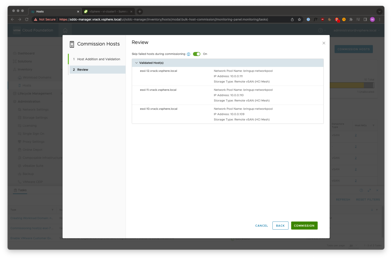 Using HCI Mesh with VCF (and compute-only clusters) – mgustafsson - yet another VMware blog