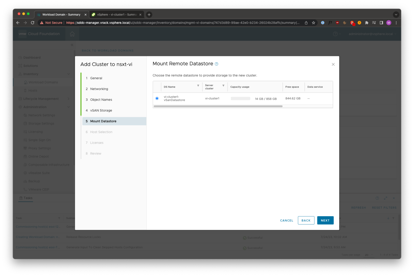 Using HCI Mesh with VCF (and compute-only clusters) – mgustafsson - yet another VMware blog