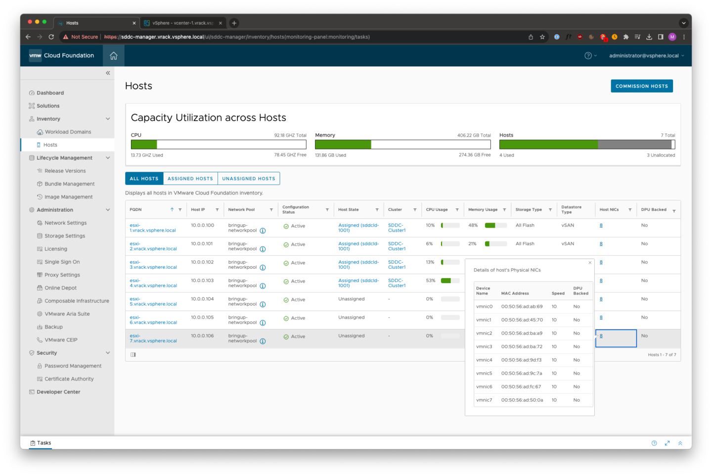 VCF 5.1 Deep Dive: Multi-pNIC / Multi-VDS in the UI – mgustafsson - yet ...